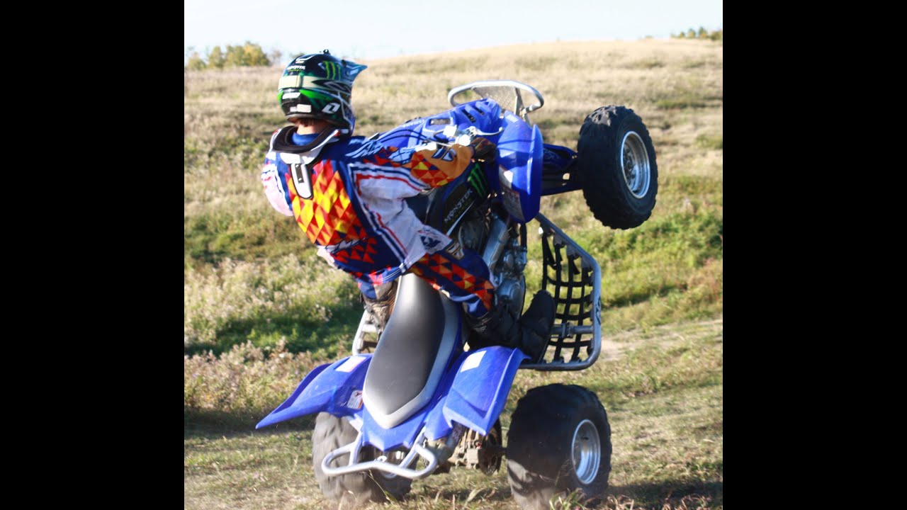 Yamaha Raptor 700 wheelie - YouTube