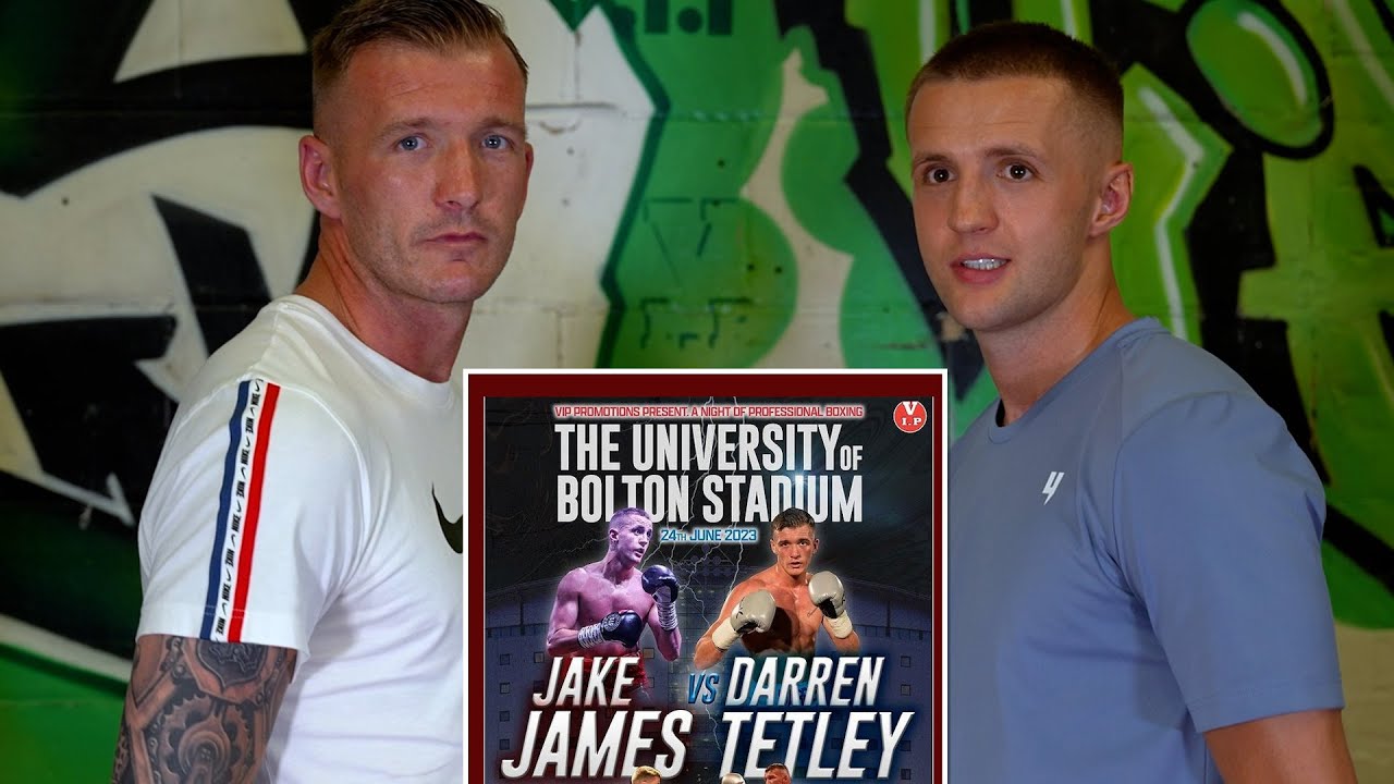 Jake James and Darren Tetley go head-to-head ahead of their English ...