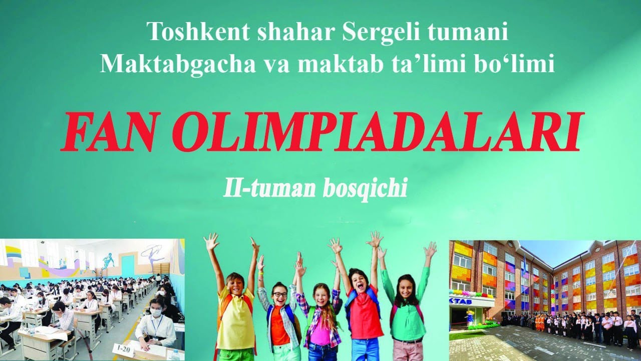 Sergeli t.MMTB / Olimpiada / Biologiya - YouTube