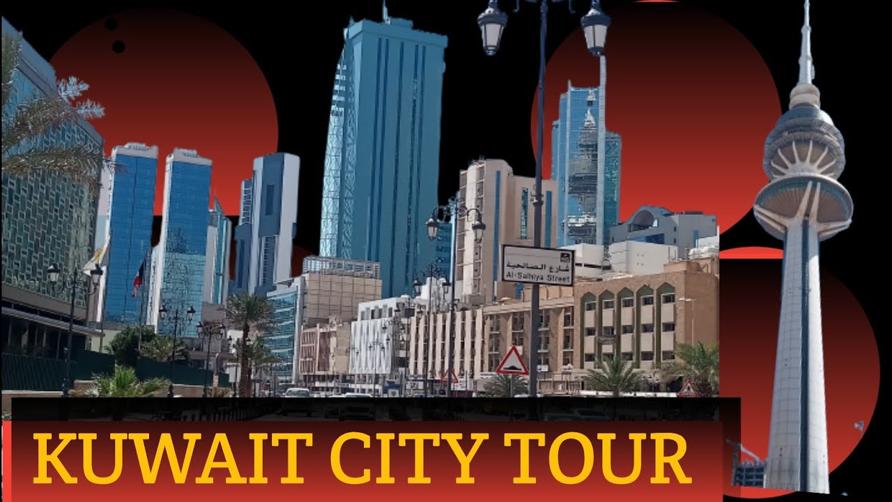 Kuwait city driving tour kuwait ! kuwait tower video ! - YouTube