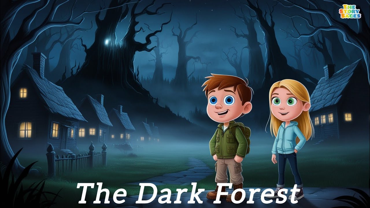 The Dark Forest || English cartoons for kids || English tales ...