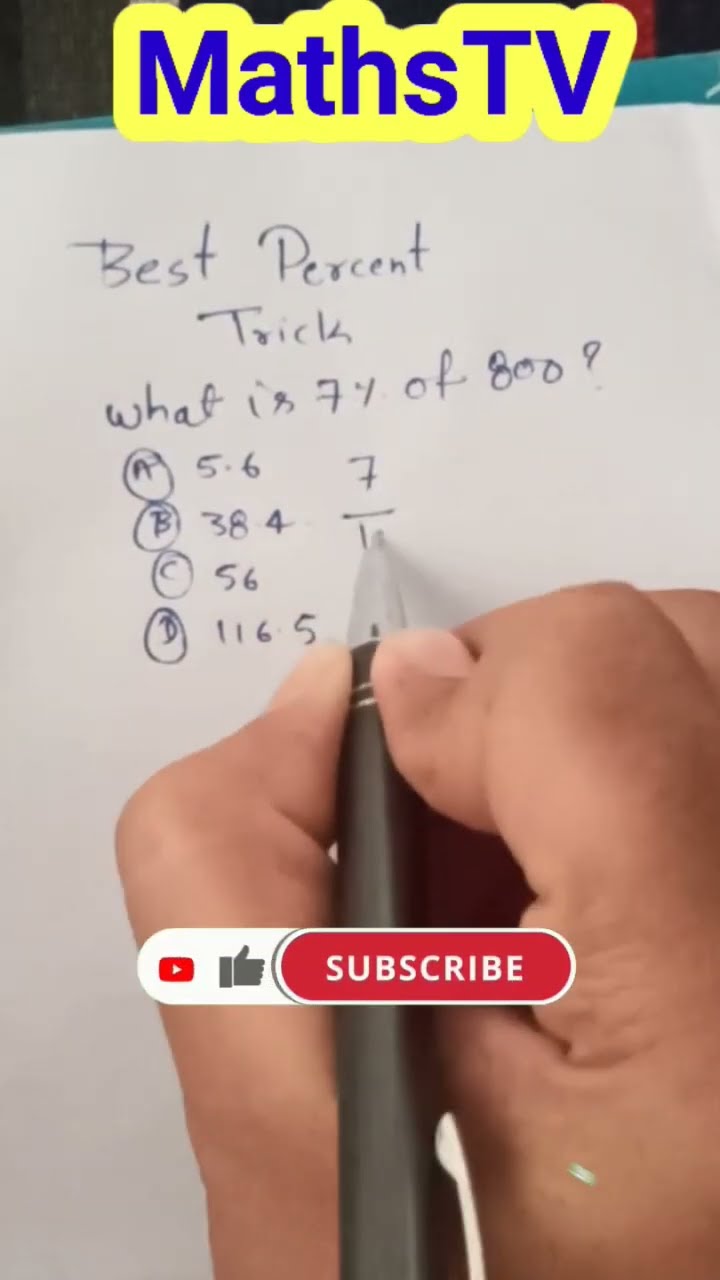 Percentage Tricks Maths Additiontricks Mathmatices Easymathtricks 0693