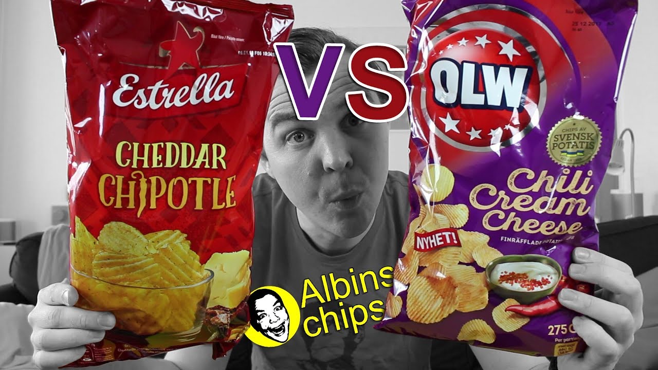 Albins Chips - 17 - OLW Chili Cream Cheese vs. Estrella Cheddar ...