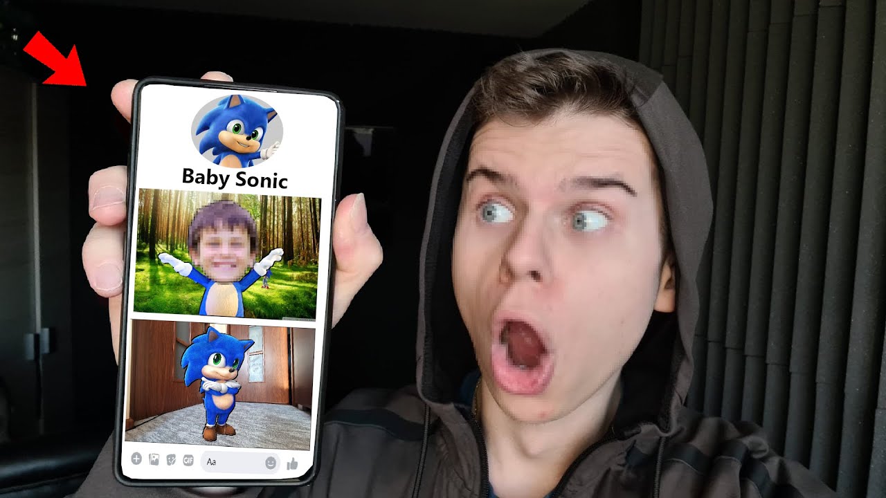 BABY SONIC WYSŁAŁ ZDJĘCIA SWOJEJ TWARZY w PRAWDZIWYM ŻYCIU! - YouTube
