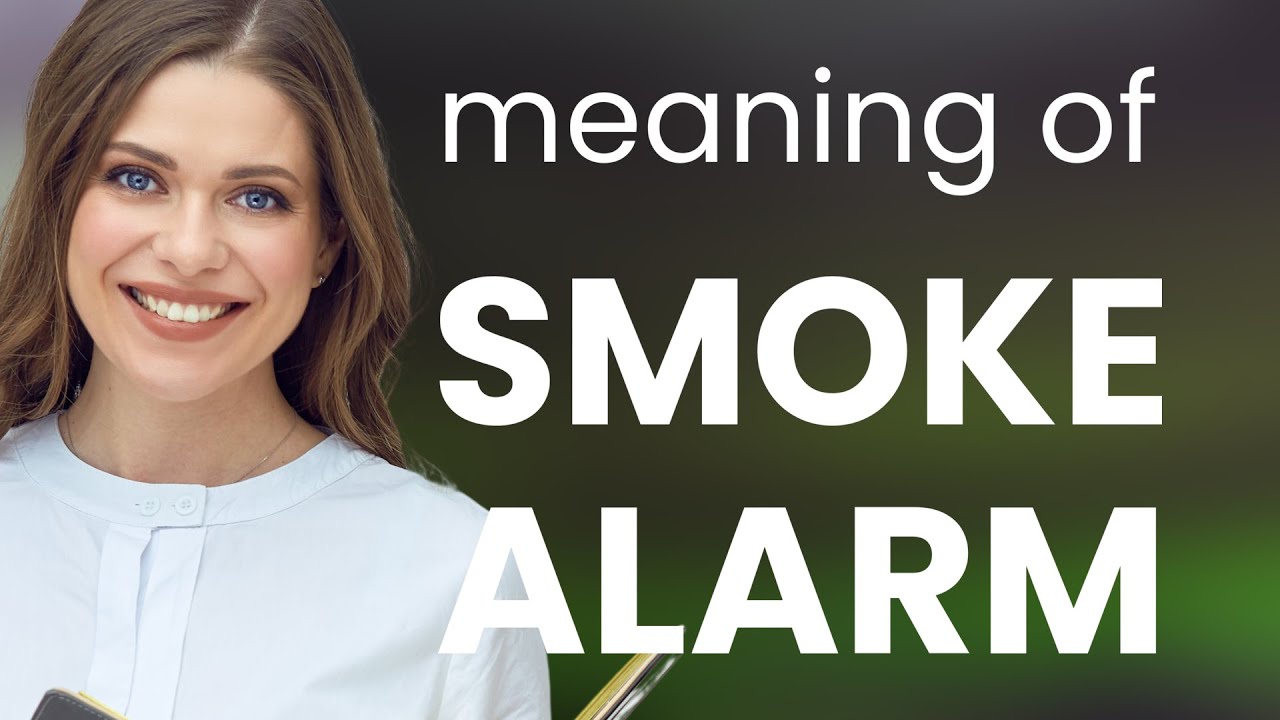 Understanding "Smoke Alarm": A Simple Guide for English Learners - YouTube