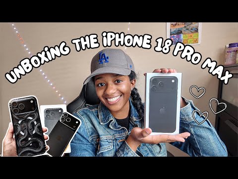 UNBOXING VOM iPhone 18 PRO MAX | SCHWARZ 2TB 📲✨