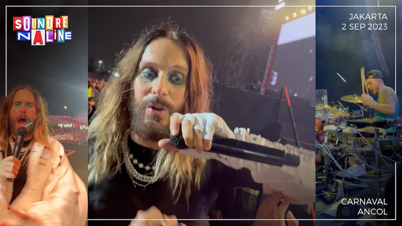 Thirty Seconds to Mars Live at Soundrenaline Fest Jakarta 2023 | on ...