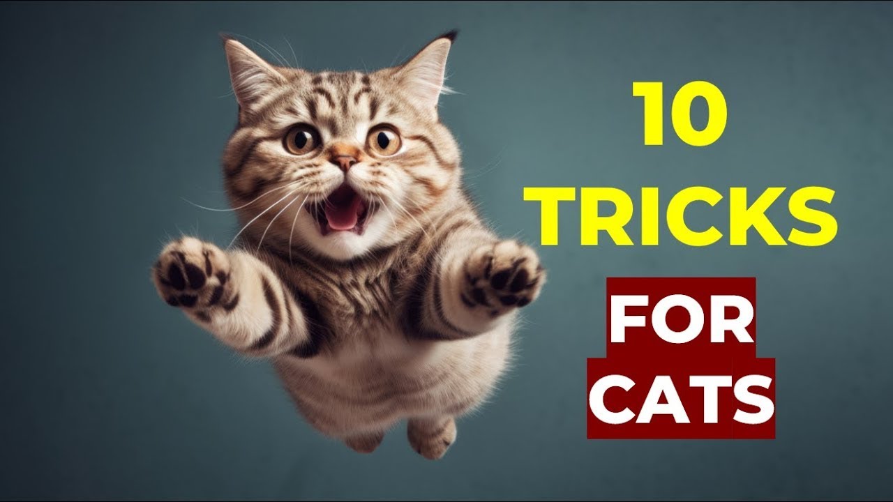 10 Easy Tricks to Teach Your Cat! - YouTube