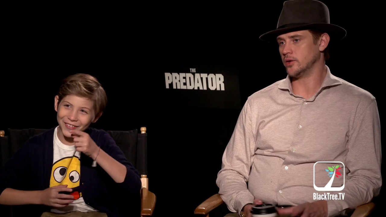 Boyd Holbrook and Jacob Tremblay The Predator Interview - YouTube