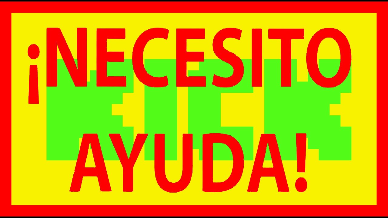 ¡NECESITO VUESTRA AYUDA! - YouTube