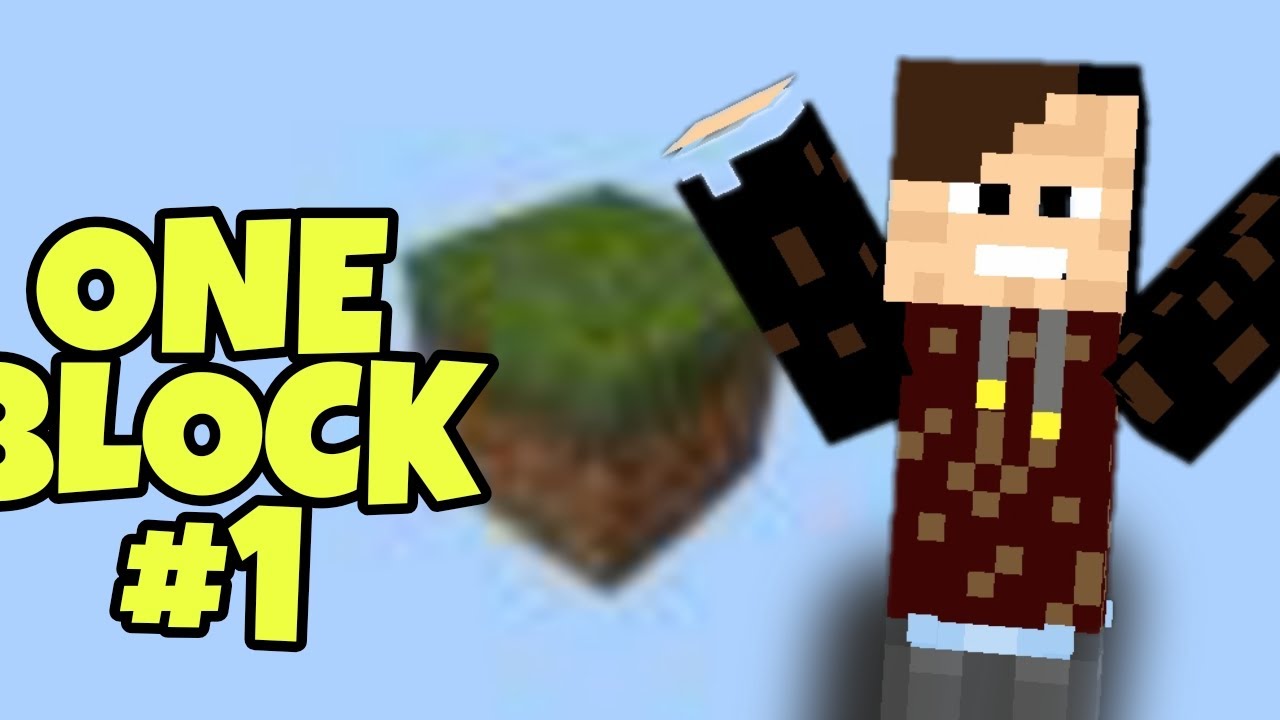 Can You Beat Minecraft with Just ONE Block?(One block #1) - YouTube