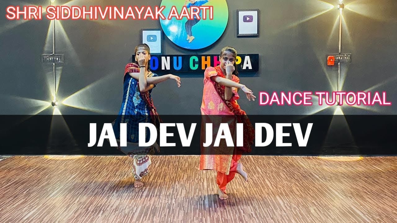 Jai Dev Dance Tutorial || Shri Siddhivinayak Aarti || Ganesh Chaturthi ...