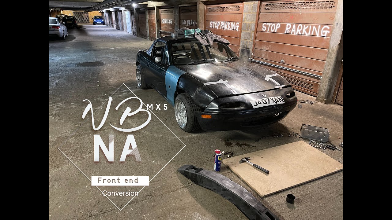 MX5 NB NA front end conversion Part 1 - YouTube