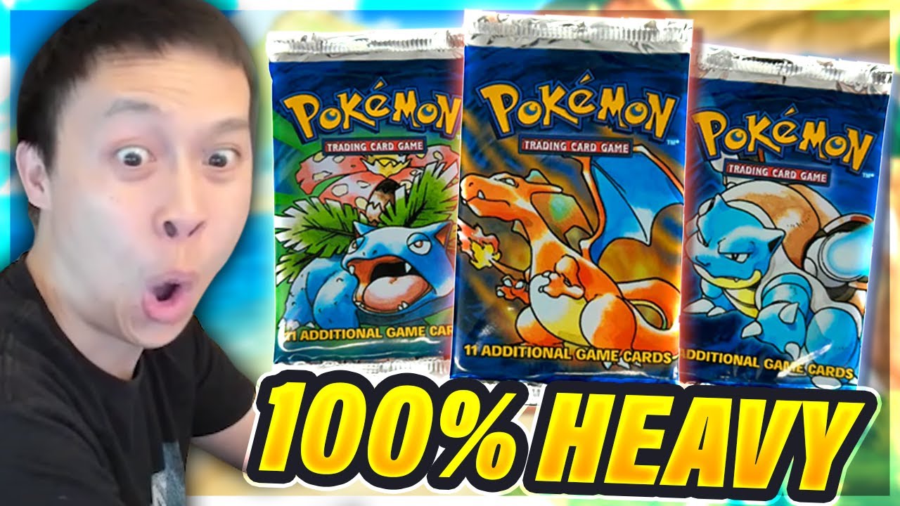 HEAVY ONLY BASE Set Vintage Pokémon Packs! CHARIZARD PLEASE! - YouTube