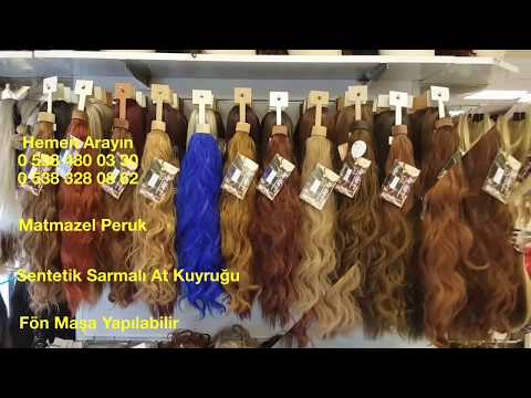 Sentetik Sarmalı At Kuyruğu Matmazel Peruk Saç Evi Ankara