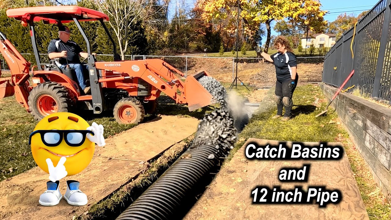 Yard Flooding Solution – Catch Basins & 12-Inch Culvert Pipe (Part 2 of ...
