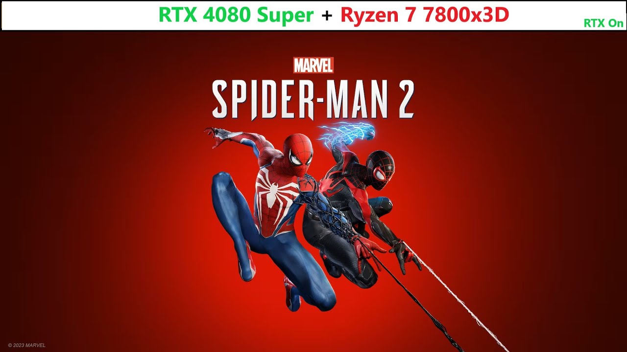 Marvel's Spider-Man 2 || Ryzen 7 7800x3d + RTX 4080 Super || Ultra 1440 ...