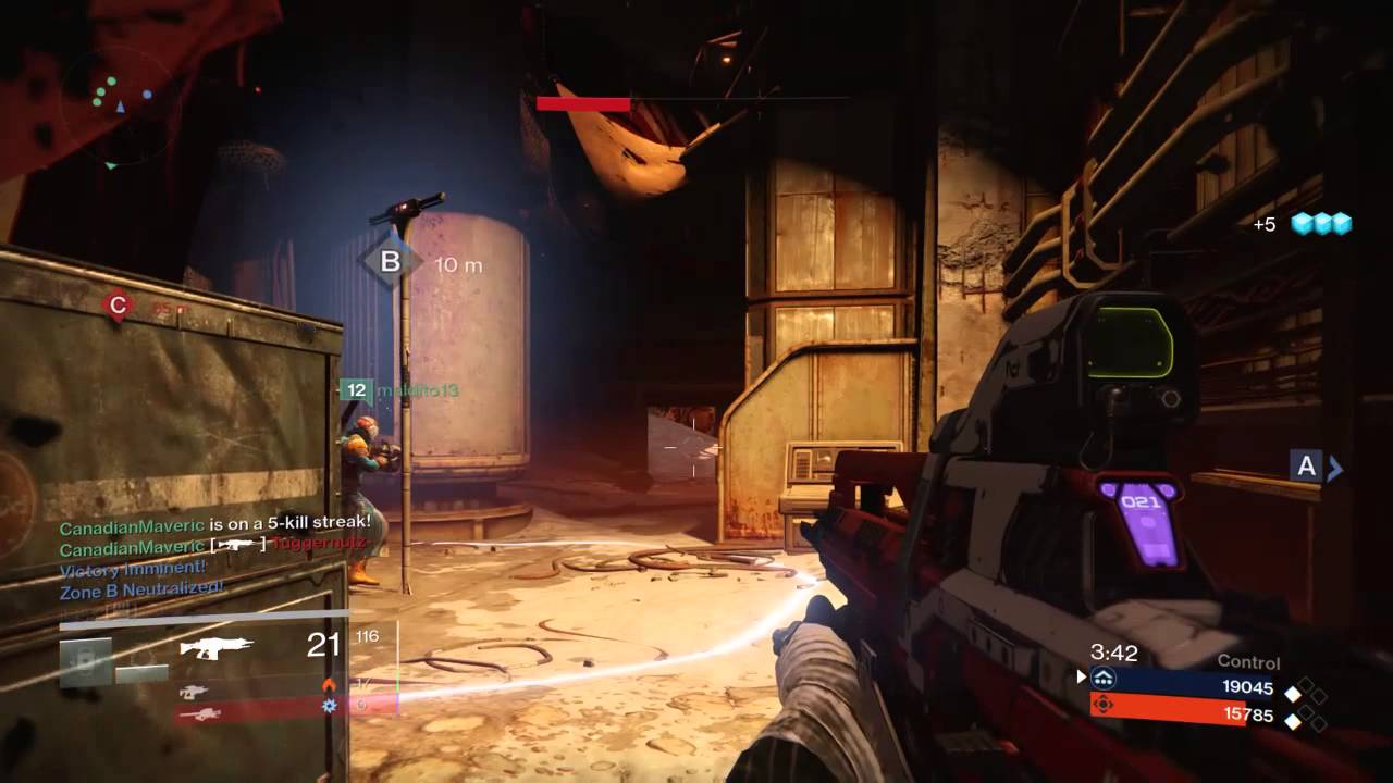 Destiny Hunter Blade Dancer Arc Blade Kill Streak - YouTube