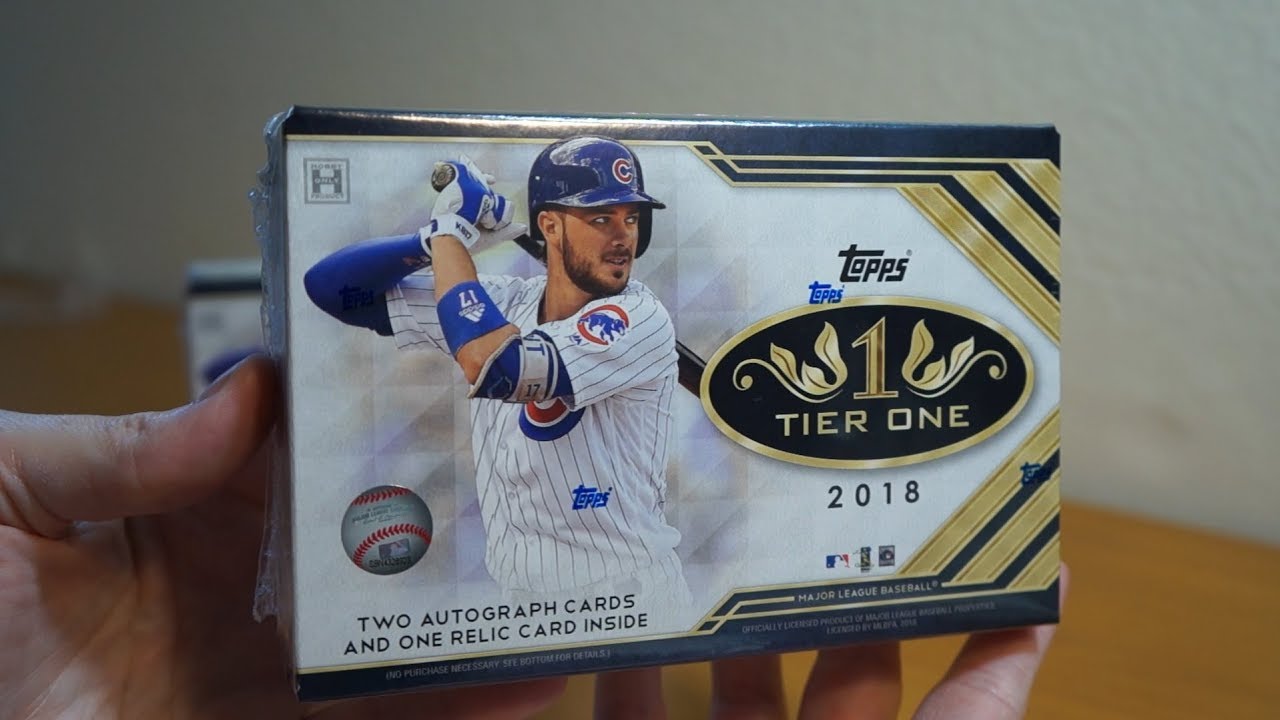 2018 Topps Tier One - 2 Box Break! - YouTube