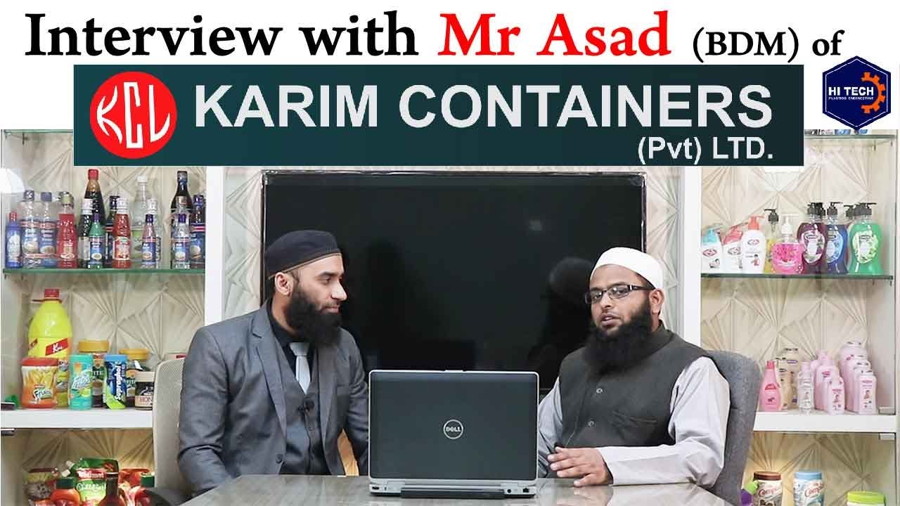 Karim Container | Interview of Mr Asad (BDM of Karim Container) by HI ...