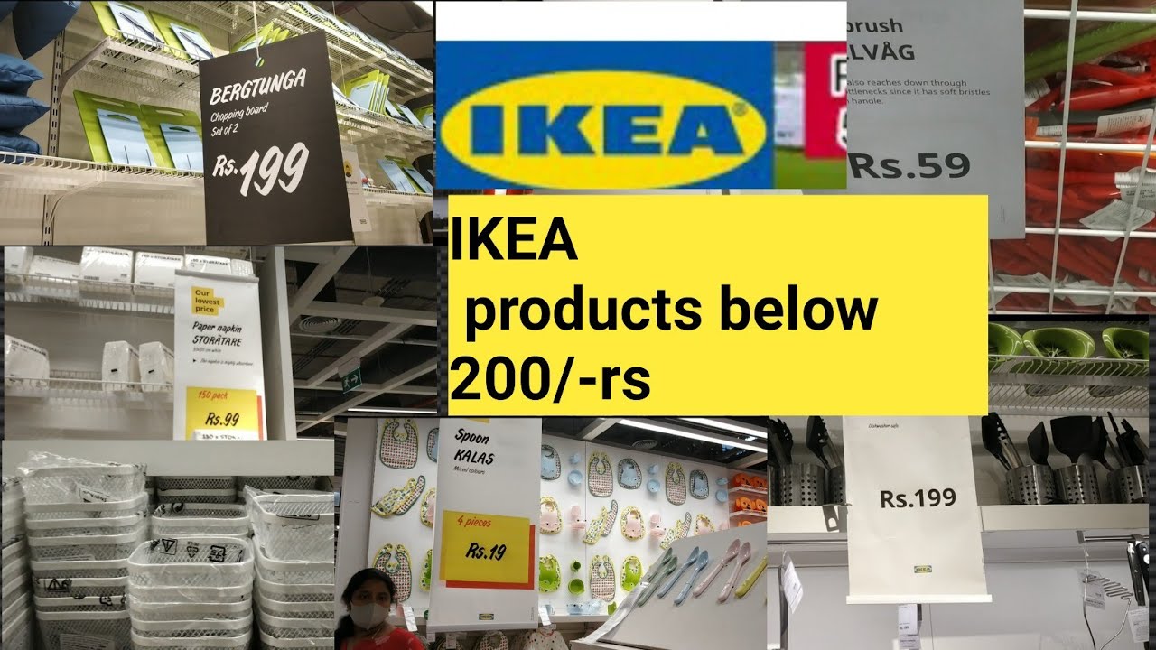 IKEA items below 200 rupees/IKEA hyderabad shopping/Telugudanam by ...