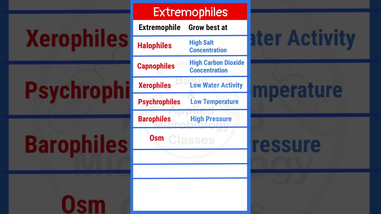 Halophilic Extremophiles