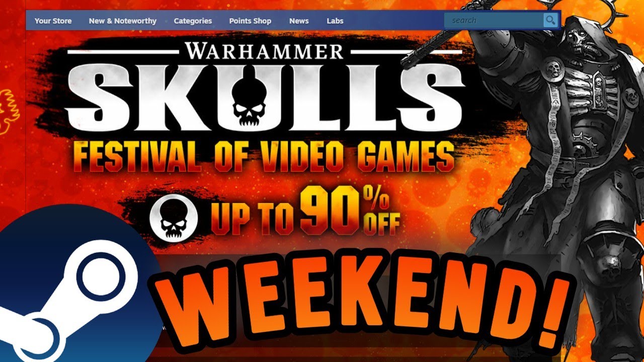 Steam Weekend HUGE WARHAMMER Skulls Fest, Boltgun, Space Marine II ...