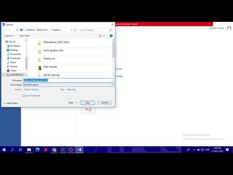 How to make a simple word document - YouTube