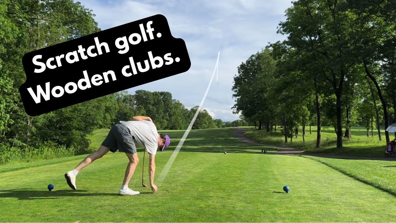 What Realistic Scratch Golf Looks Like With 100-yr-old Clubs (18 holes ...