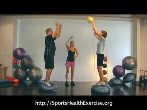Active Health Network: Bosu Partner workout with Fitz - YouTube