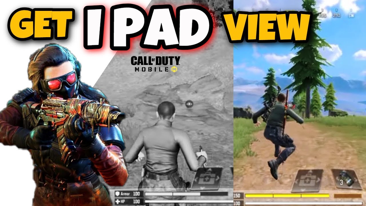 IPAD veiw in Android CODM (Without split screen)🔥Easy trick/ IPADVeiw# ...