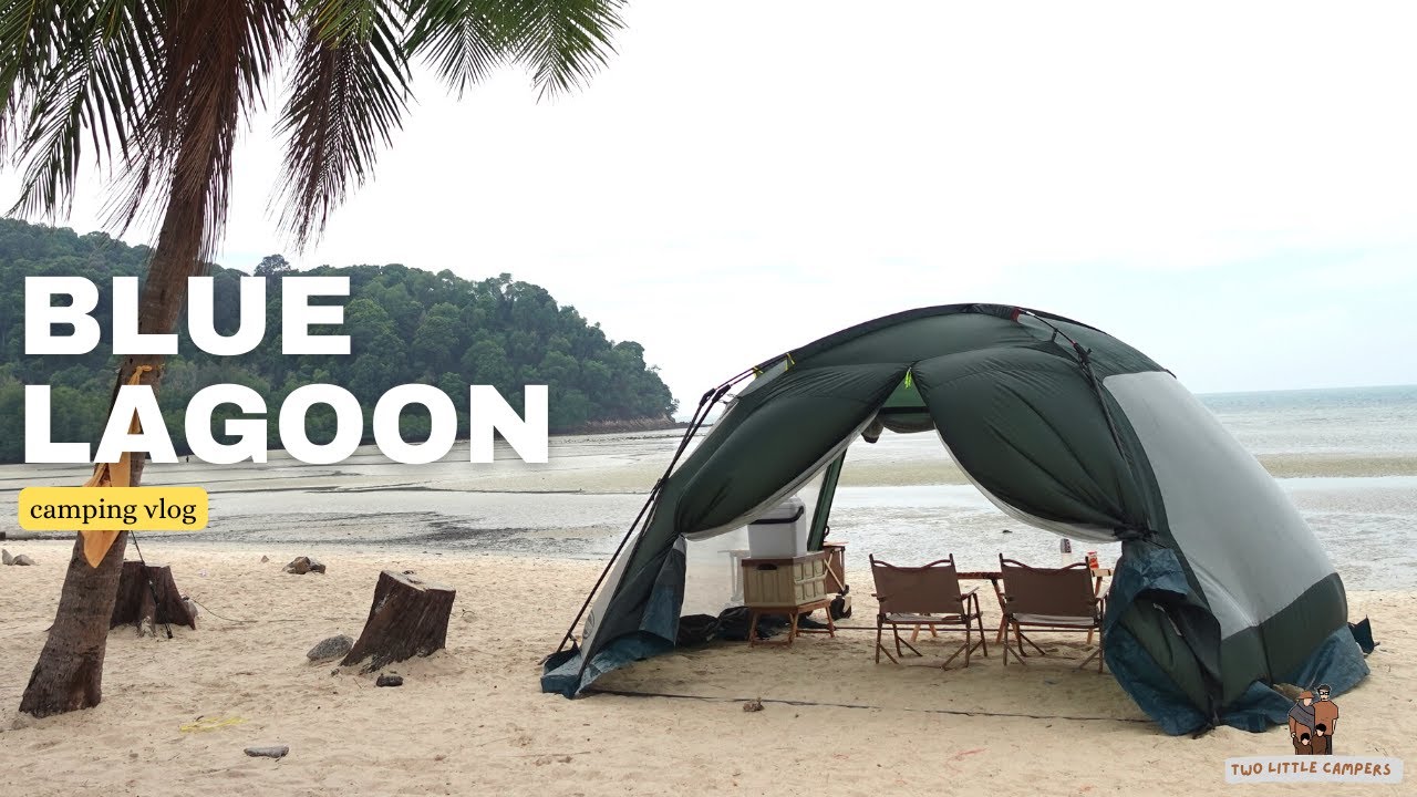 CAMPING VLOG (EP 4): BLUE LAGOON, PORT DICKSON I calming beach picnic ...