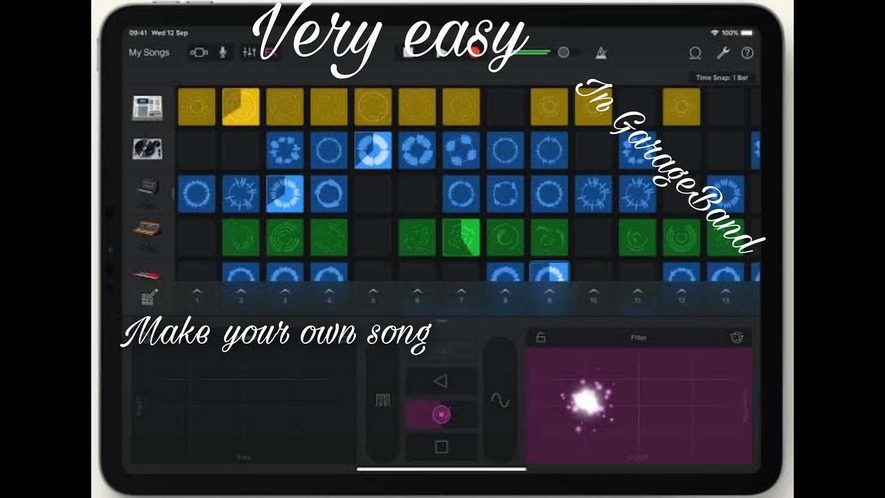 How to make your own song using only one app - YouTube