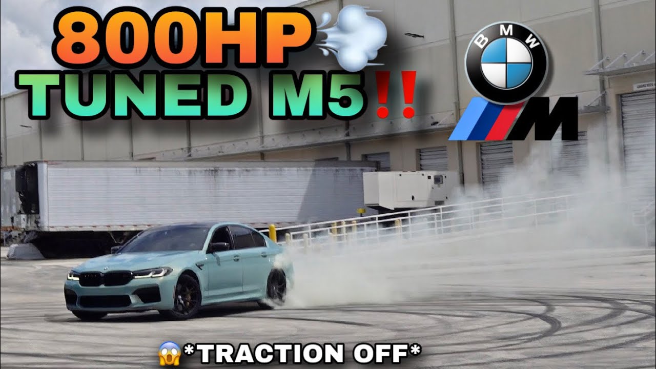 2021 BMW M5 COMPETITION 800HP TUNED CRAZY FAST‼️😱 *TRACTION OFF*🔥 - YouTube