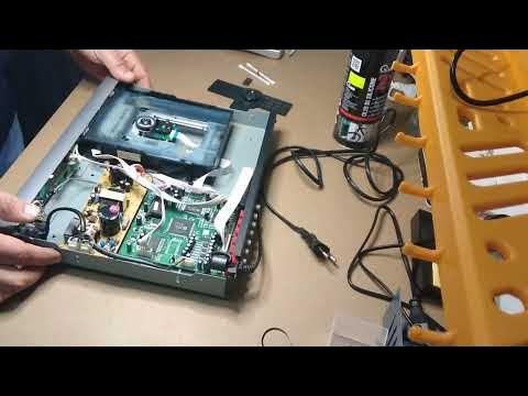 riparazione lettore DVD Amstrad modello D 230 - YouTube