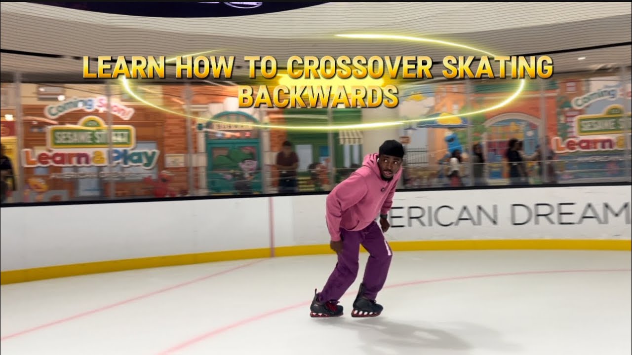 Epic tutorial on how to crossover ice skating g backwards - YouTube