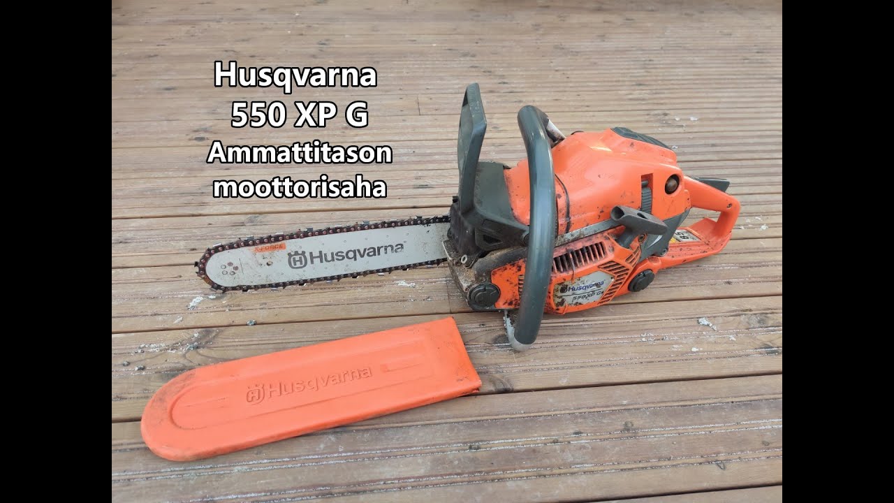 Husqvarna 550 XP G - moottorisaha - YouTube