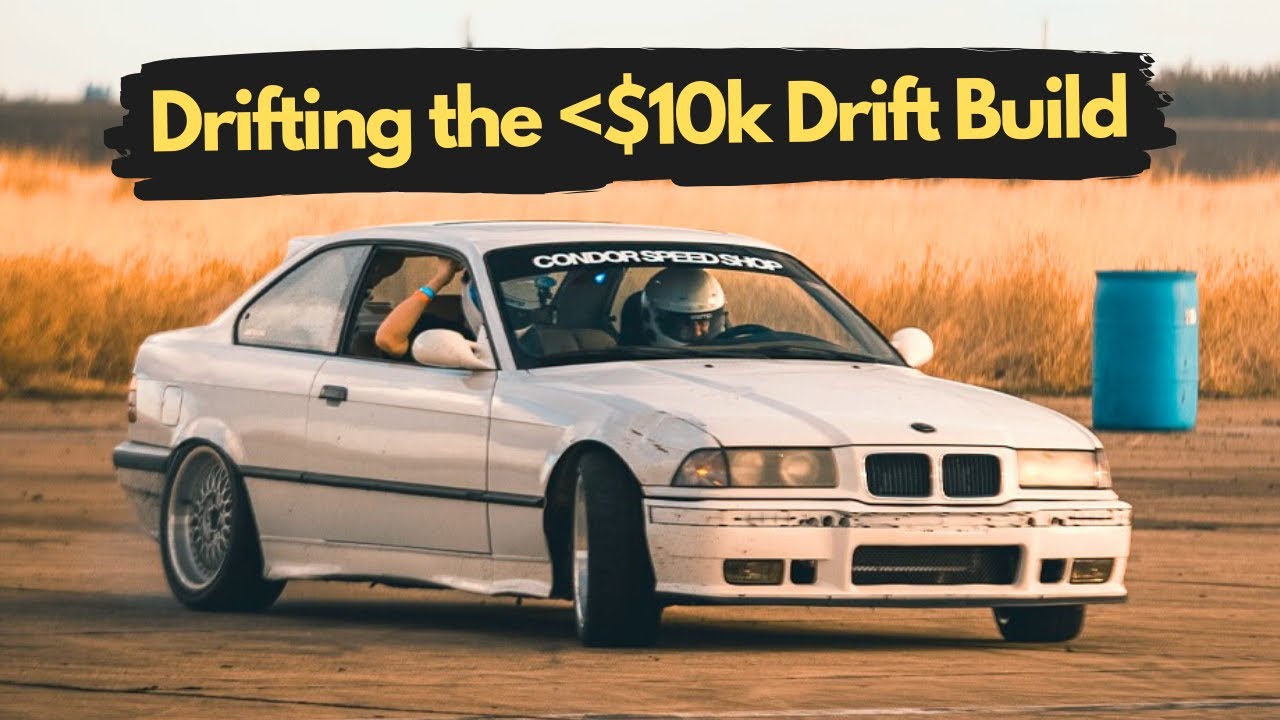 Beginner Learning to Drift in the BMW E36 Budget Drift Car for Under ...