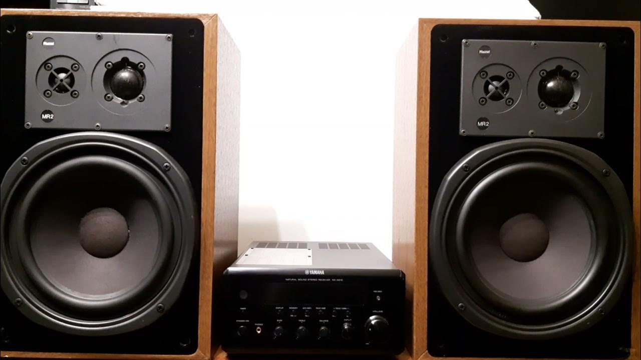 Yamaha RX E810 AUX mode Magnat MIG Ribbon 2A - YouTube