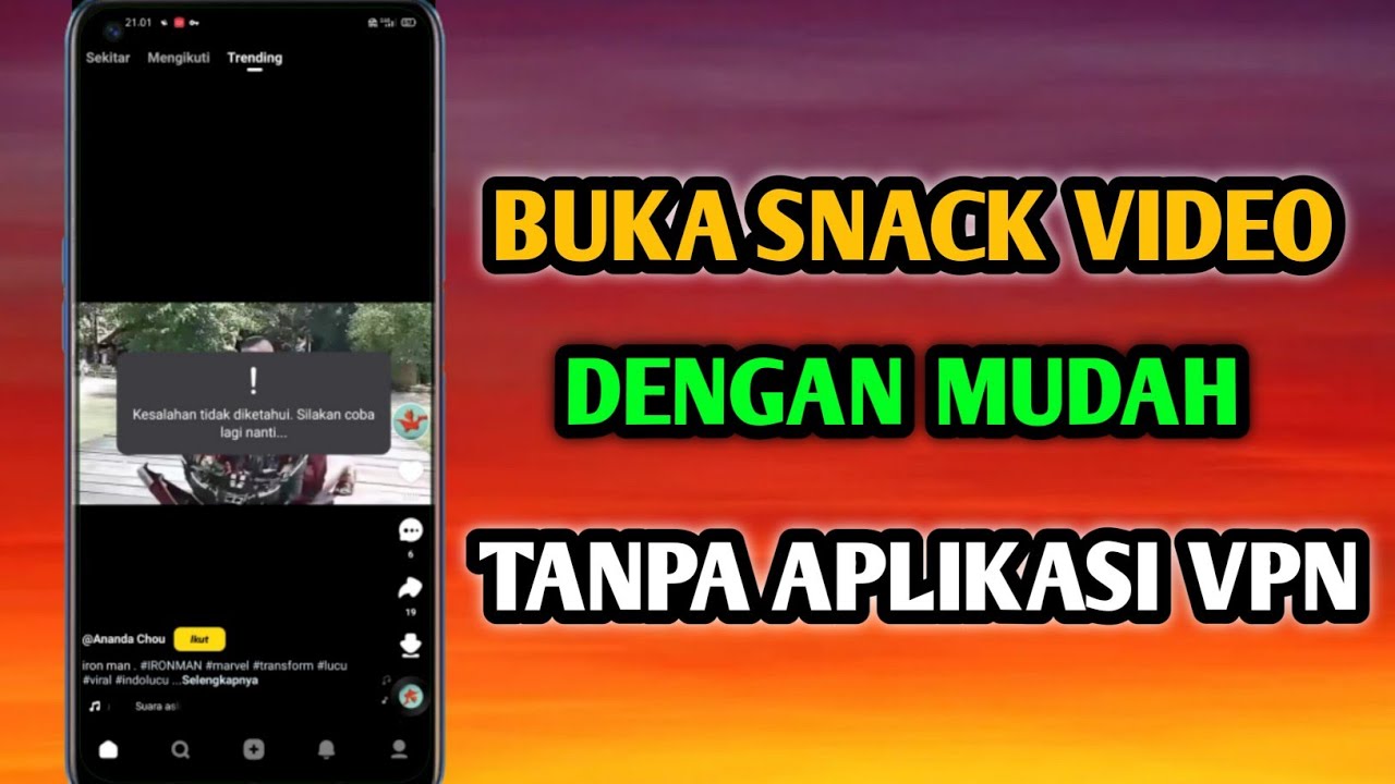 CARA MEMBUKA SNACK VIDEO TANPA APLIKASI TAMBAHAN - YouTube