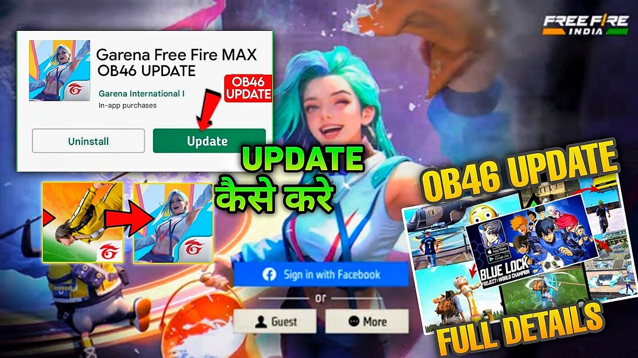 Ob46 New Update 🔥 Free Fire India Date & Time | FF Max New Ob46 Update ...