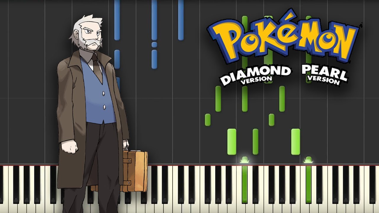 Prof. Rowan's Laboratory - Pokémon diamond and Pearl (Piano Tutorial ...