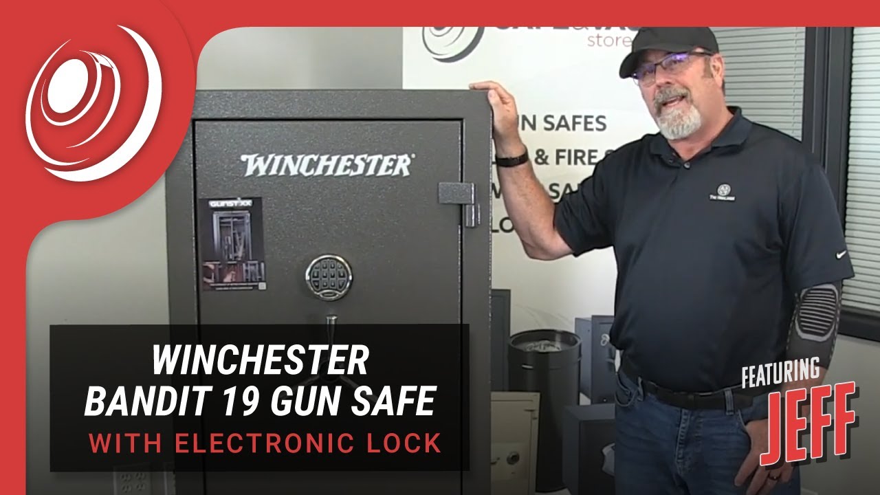 Winchester Bandit 19 Gun Safe with Electronic Lock - YouTube