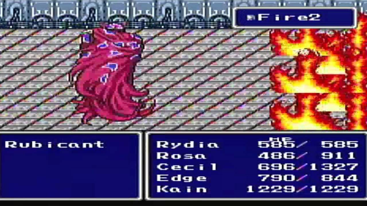 Let's Play Final Fantasy 4: #19 - Rubicant - YouTube