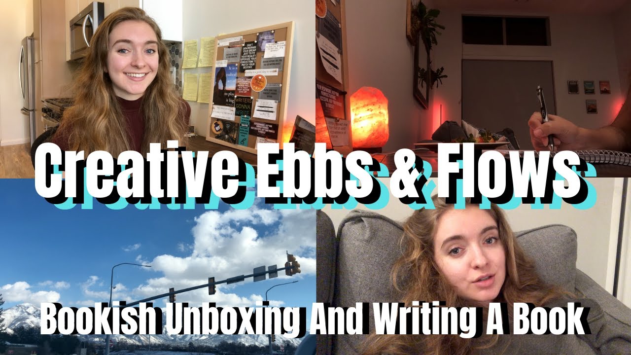 Creative Ebbs & Flows, Mental Health, Bookish Unboxing, Book Shopping, Hitting 10k! - YouTube