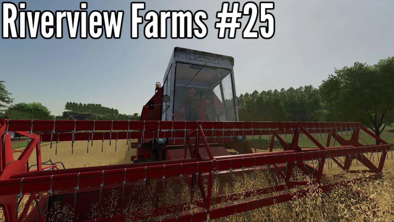 Harvesting Wheat And Oat While Baling Up Grass | Farming Simulator 22 ...