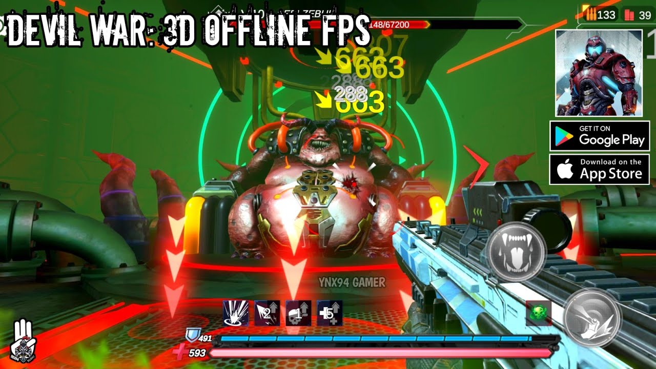 Devil War: 3D Offline FPS Region-1(Lv1to13) Gameplay Android - YouTube