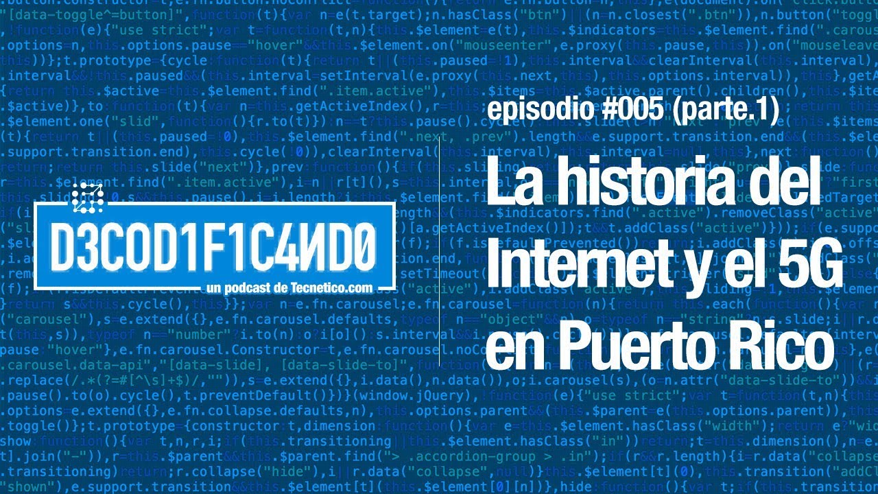 La Historia del Internet y el 5G en Puerto Rico (parte.1) - YouTube