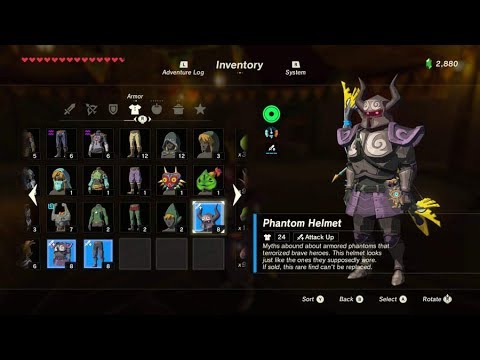 Where To Find The Phantom Armor Set In Zelda Breath Of The Wild - YouTube
