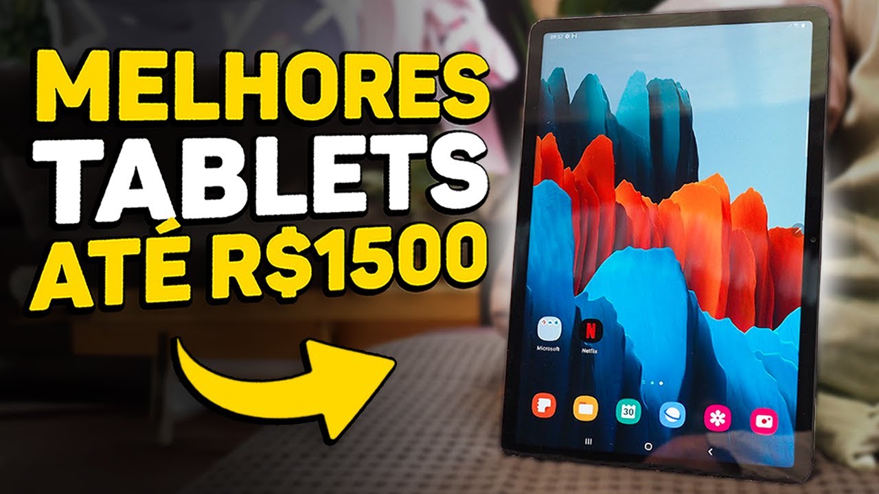5 Melhores TABLETS até R$1500 para Comprar em 2024! Bom para Estudar ...